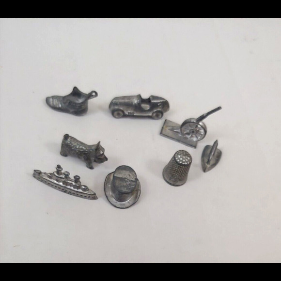Games | Original Vintage Monopoly Replacement Pieces Tokens Ship Cannon ...